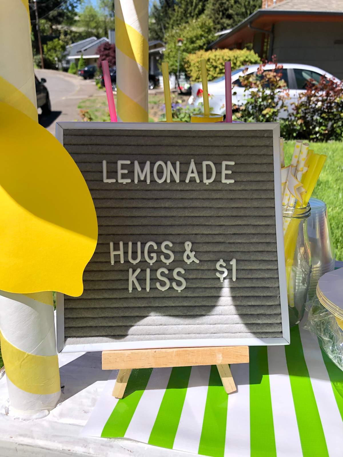 Lemonade Stand Donation Party Party Ideas | Photo 6 of 32 | Catch My Party