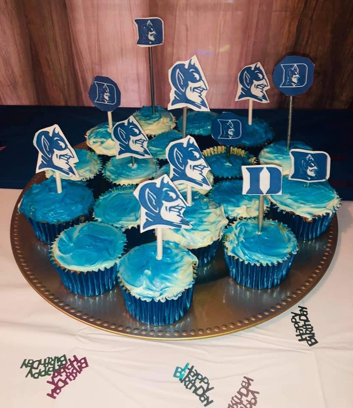 Duke Blue Devils Basketball Birthday Party Ideas | Photo 12 of 12 ...