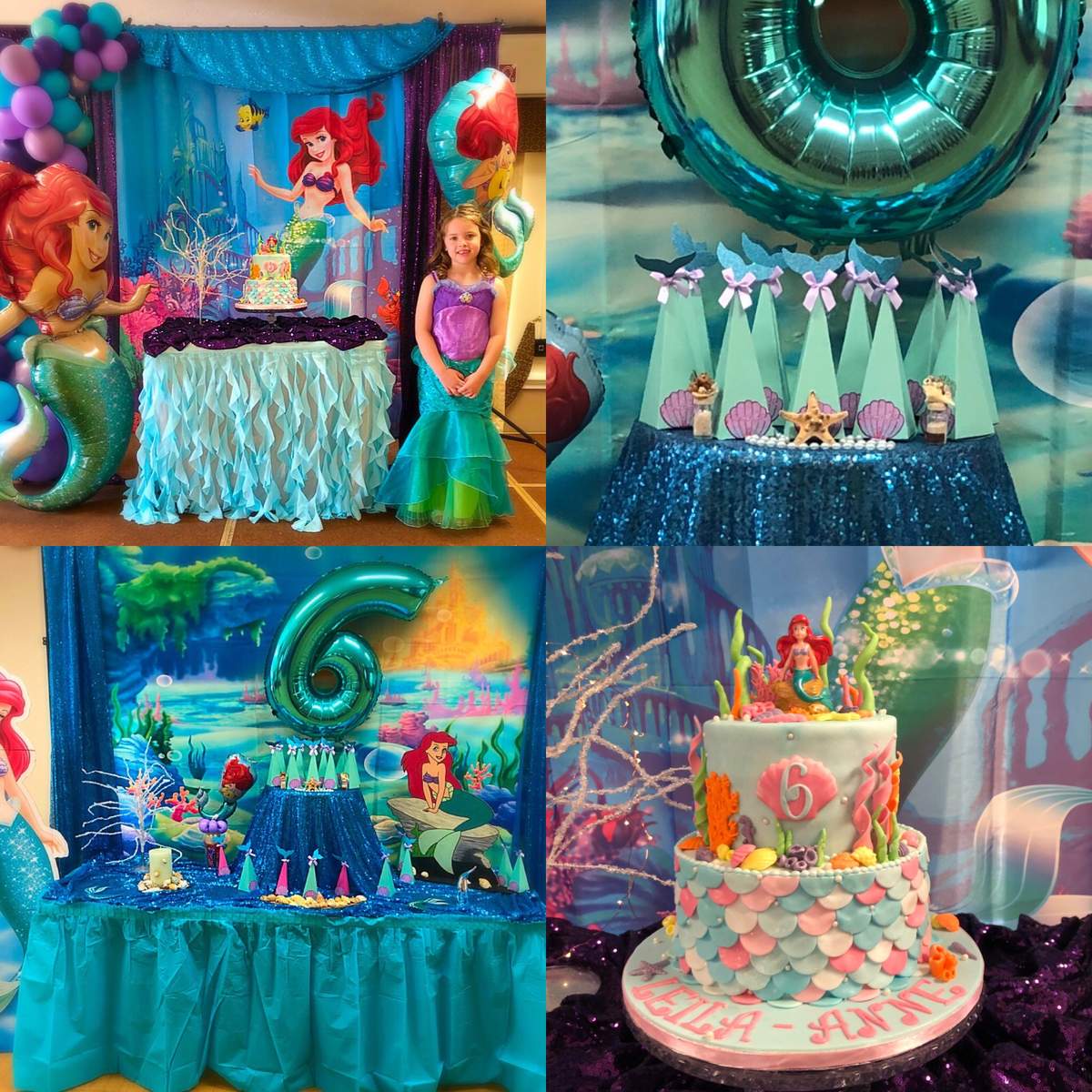 Ariel Birthday Party Ideas | Photo 5 of 11 | Catch My Party