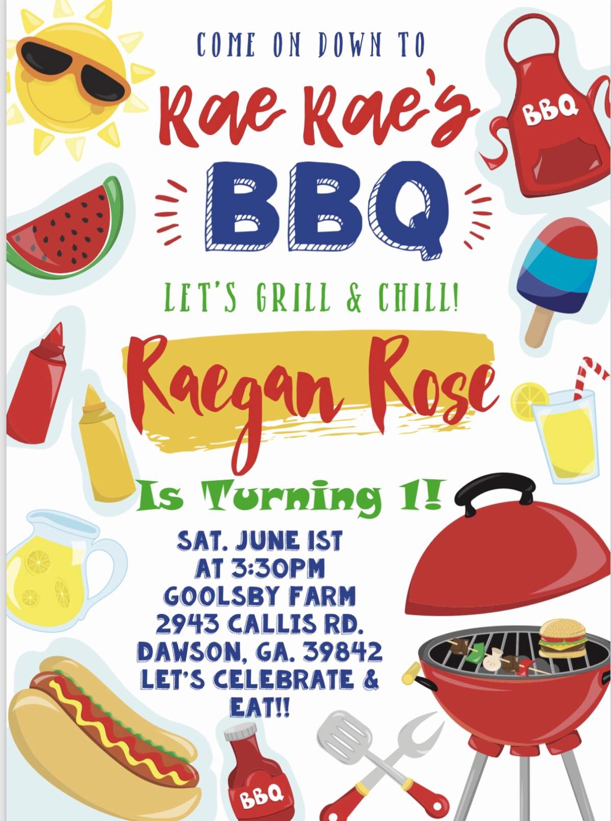 Grill & Chill / Birthday "Rae Rae’s BBQ Joint" | Catch My Party