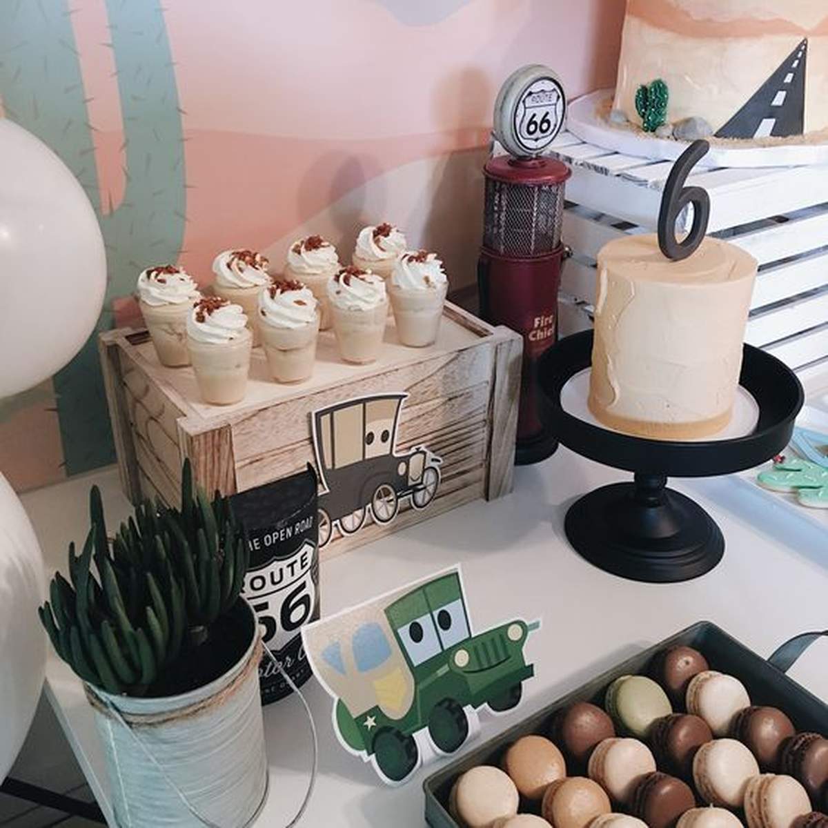 Cars (Disney movie) Radiator Springs Birthday Party Ideas | Photo 1 of ...