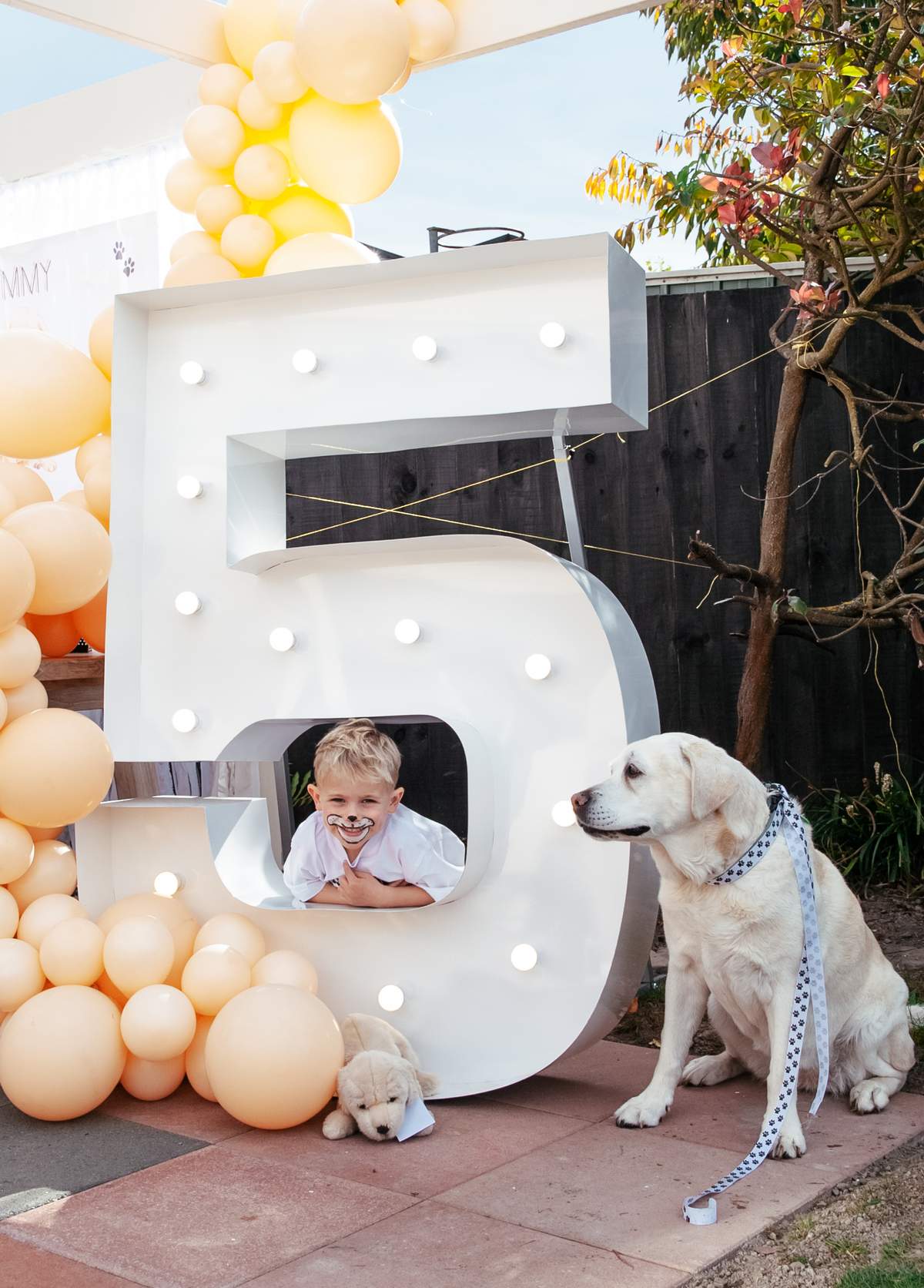 Golden labrador Birthday Party Ideas | Photo 15 of 21 | Catch My Party