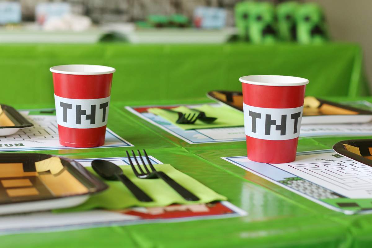 Minecraft Birthday Party Ideas | Photo 12 of 13 | Catch My Party
