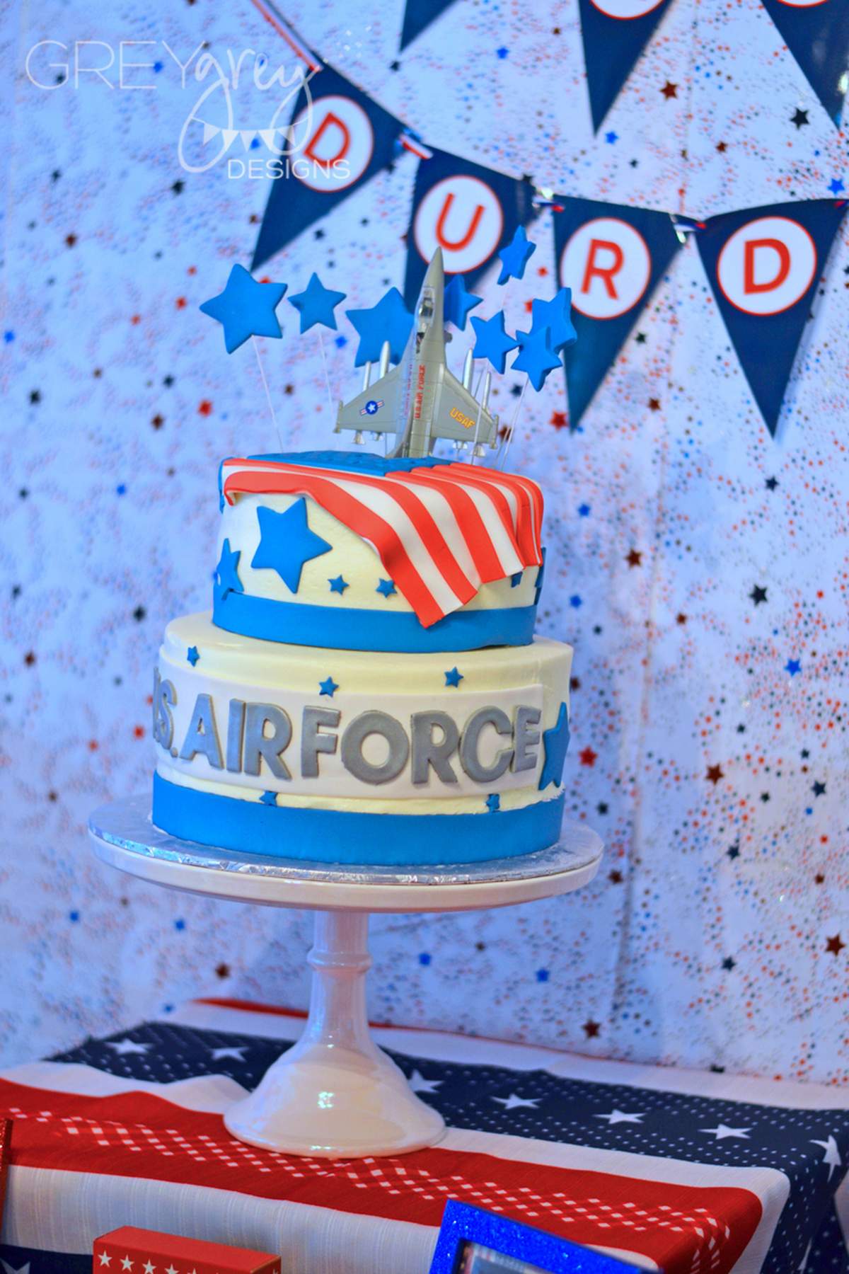 Patriotic Air Force Retirement Party Party Ideas | Photo 1 of 58 ...