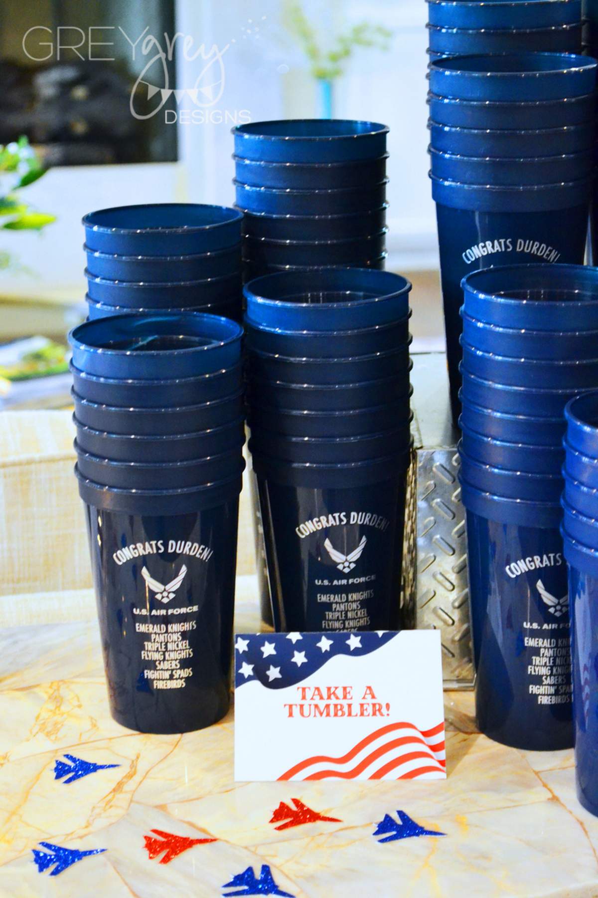 Patriotic Air Force Retirement Party Party Ideas | Photo 2 of 58 ...