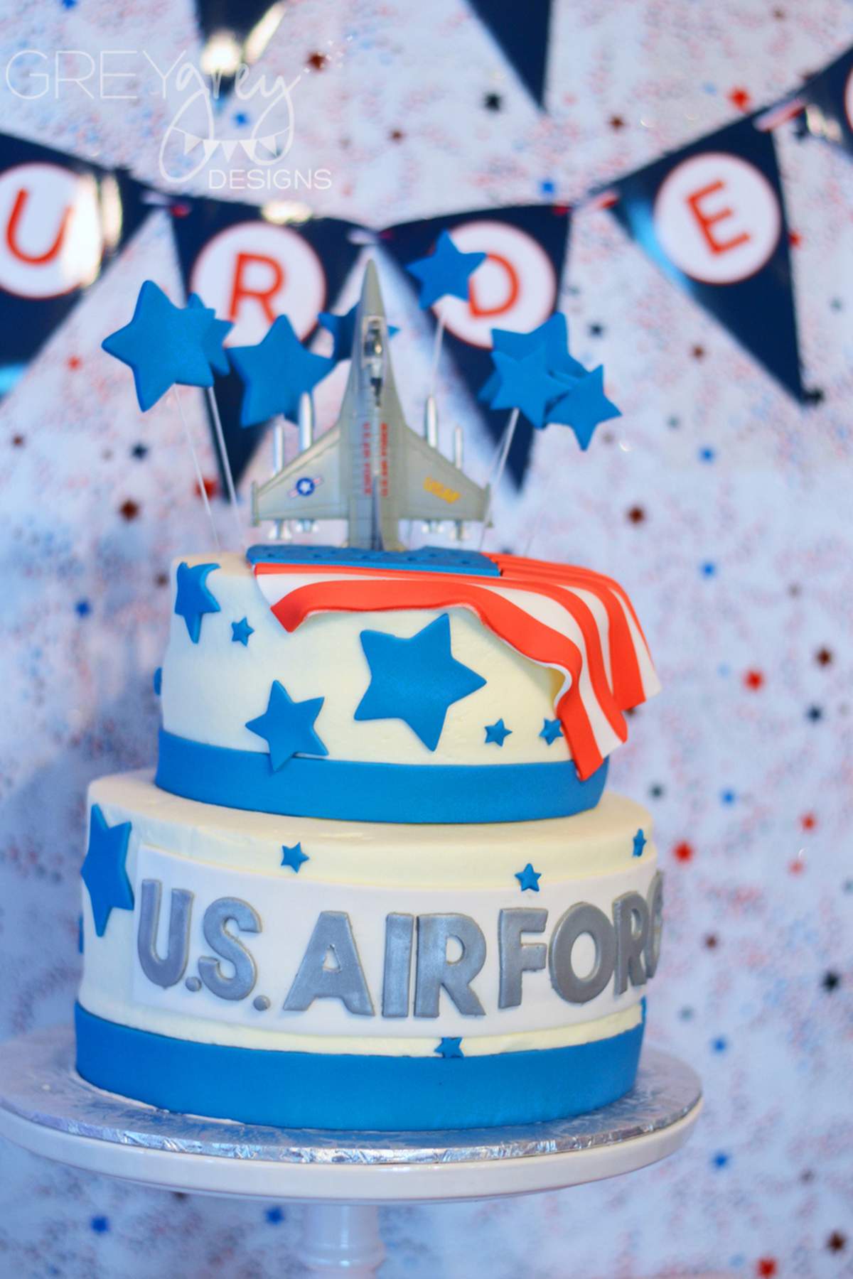 Patriotic Air Force Retirement Party Party Ideas | Photo 16 of 58 ...