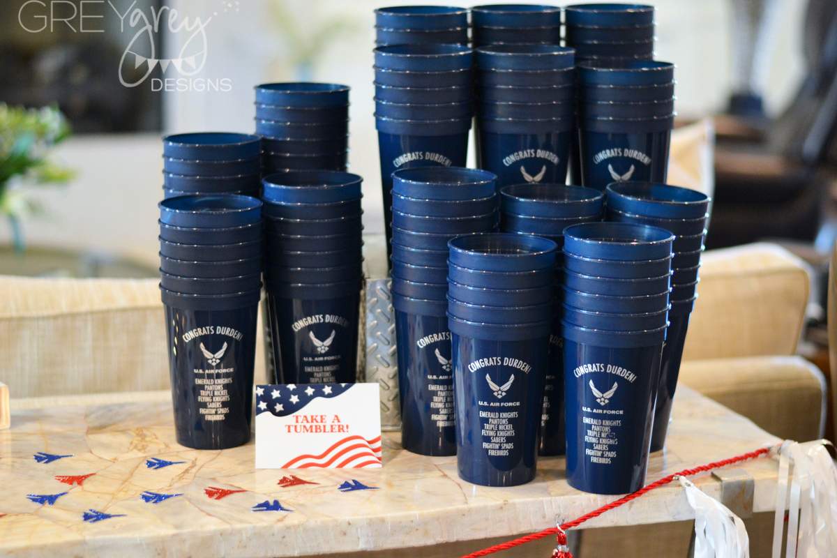 Patriotic Air Force Retirement Party Party Ideas | Photo 16 of 58 ...