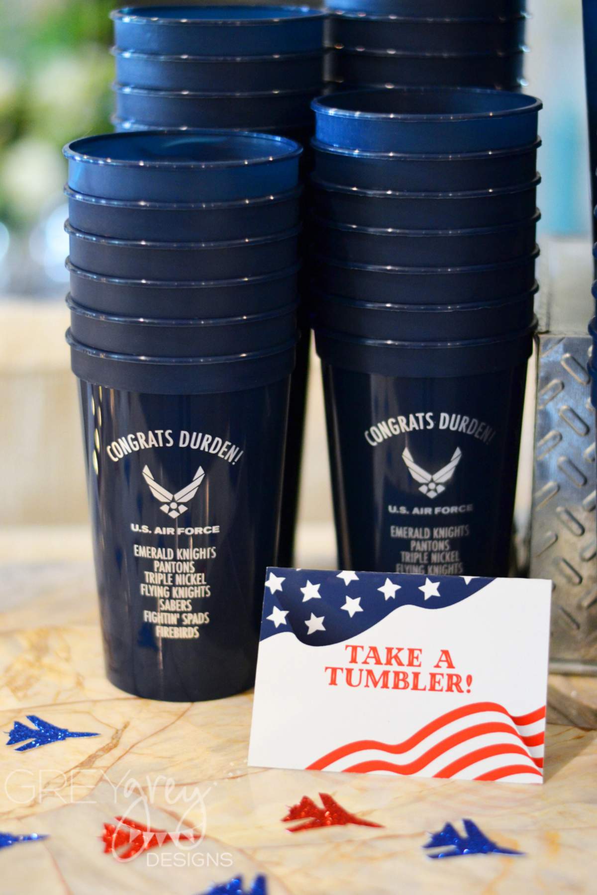 Patriotic Air Force Retirement Party Party Ideas | Photo 1 of 58 ...