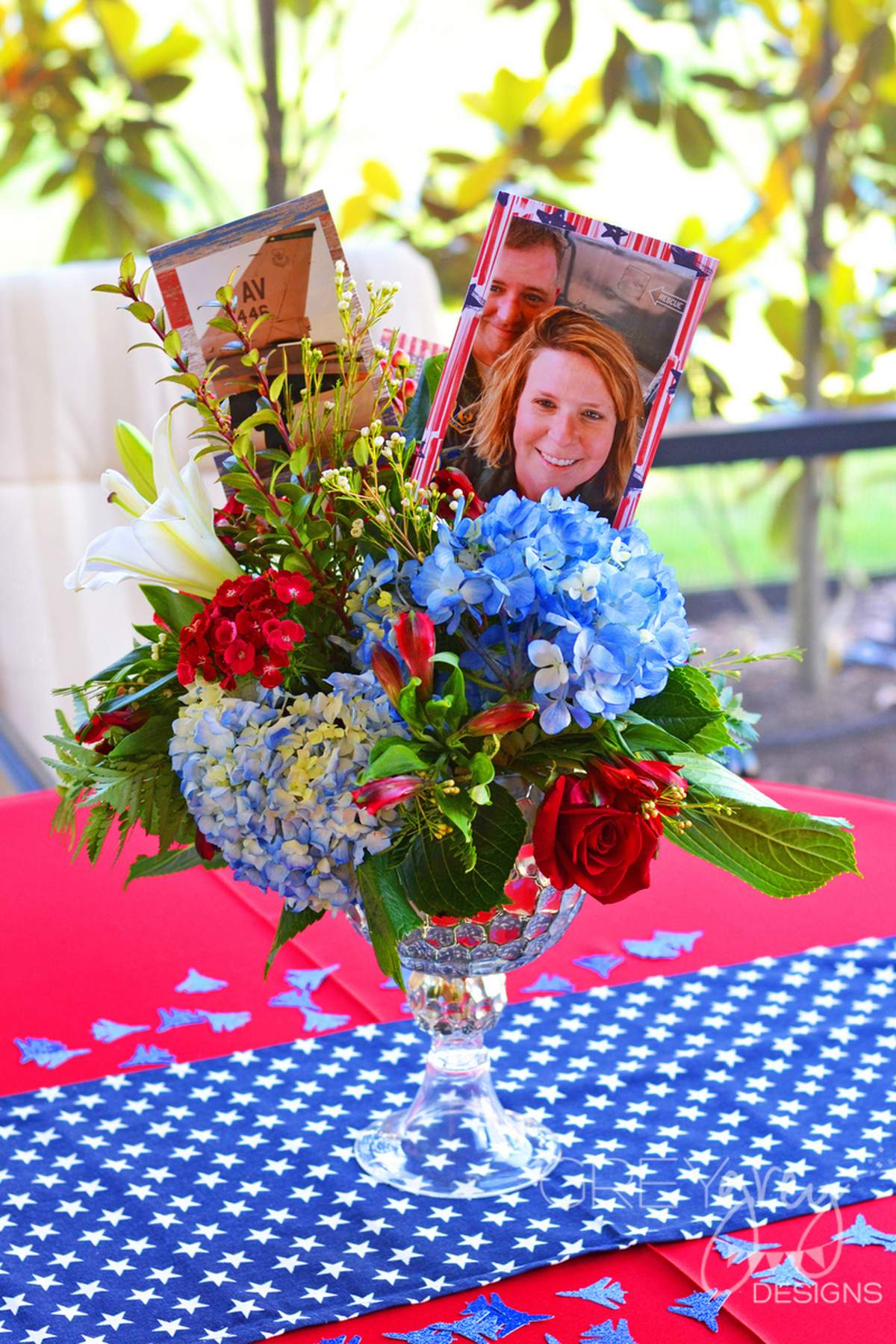 Patriotic Air Force Retirement Party Party Ideas | Photo 16 of 58 ...
