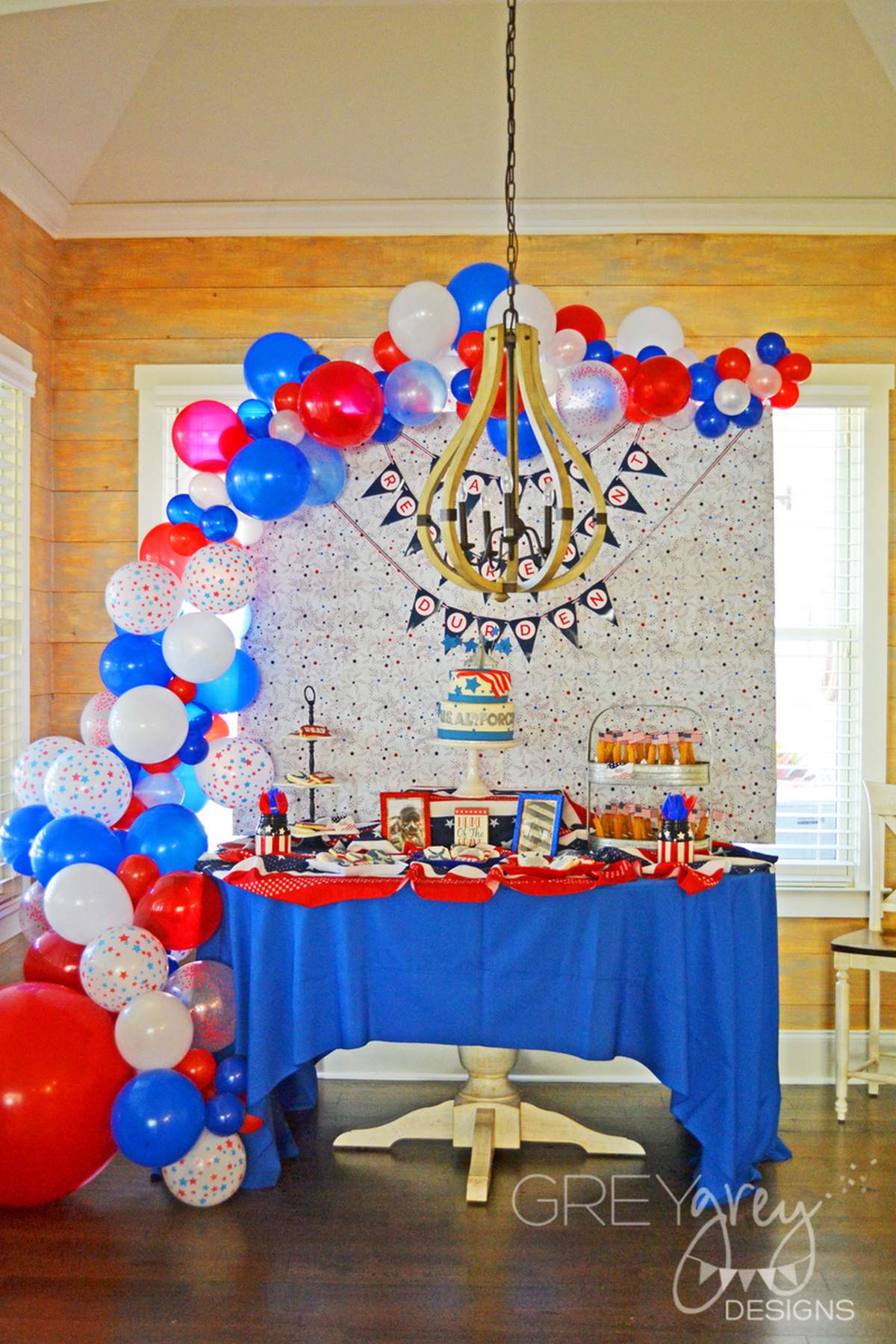 Patriotic Air Force Retirement Party Party Ideas | Photo 2 of 58 ...