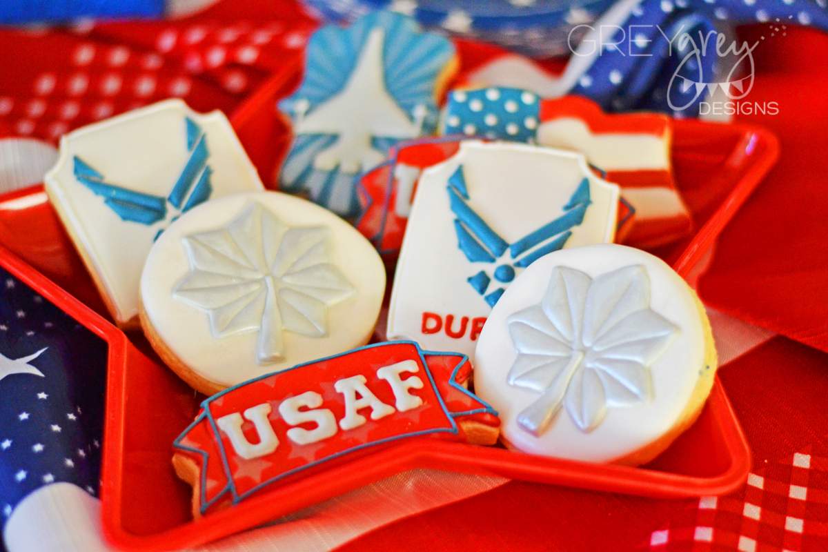 Patriotic Air Force Retirement Party Party Ideas | Photo 16 of 58 ...