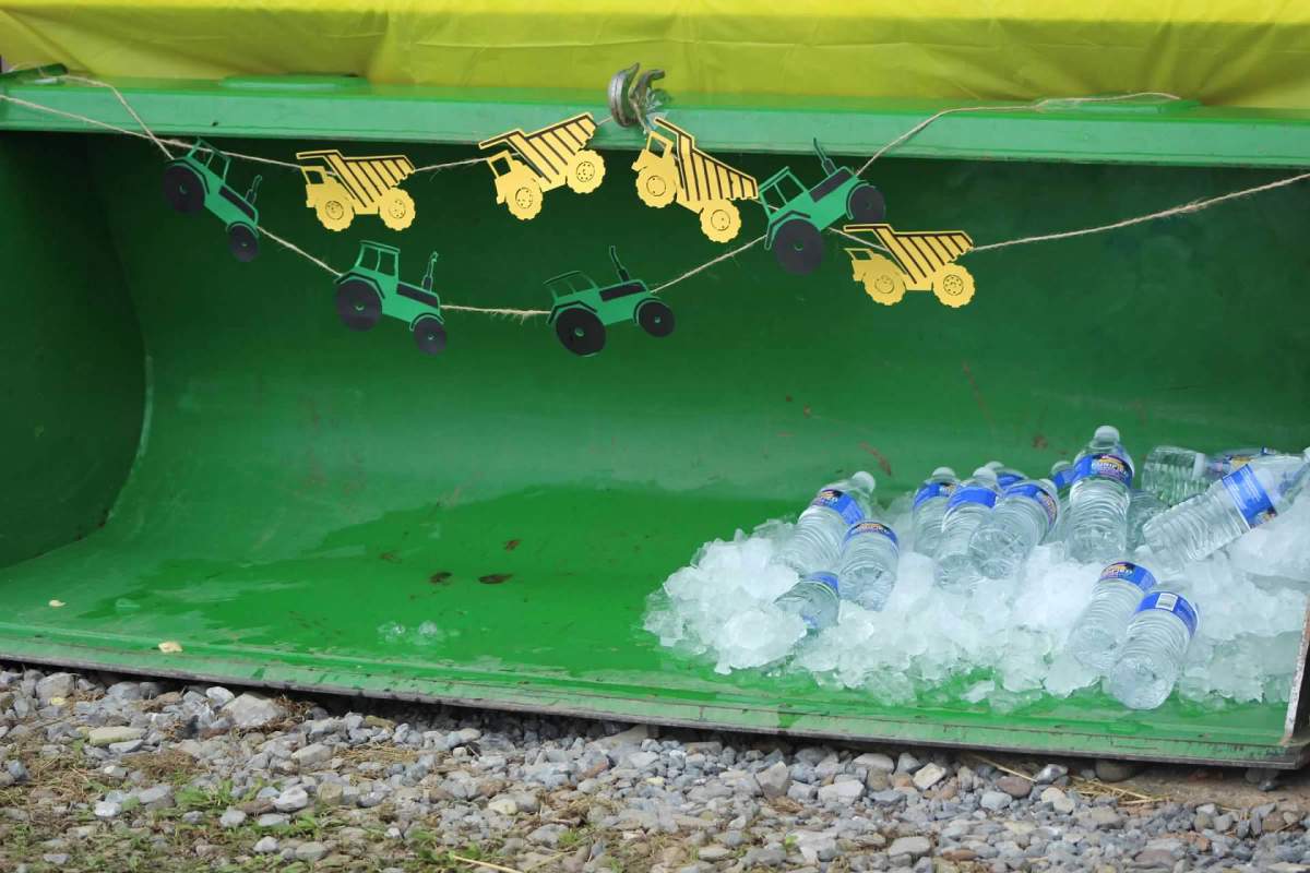 Construction Diggers and John Deere Tractors Birthday Party Ideas ...