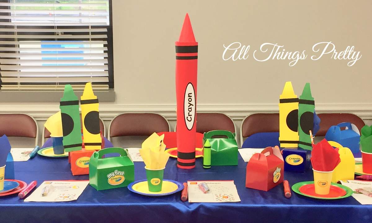 Crayola Birthday Party Ideas | Photo 12 of 12 | Catch My Party