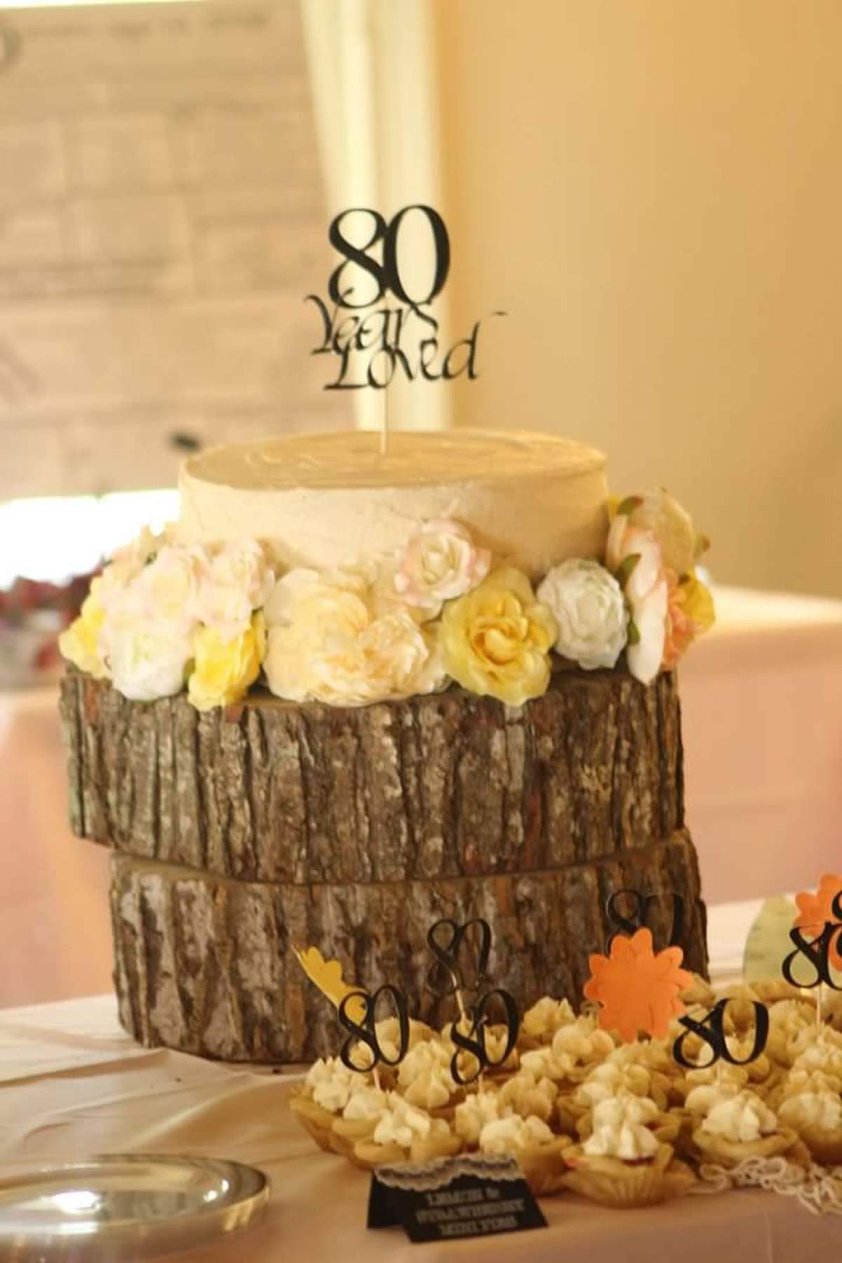 Vintage 80 Years Loved Birthday Party Ideas | Photo 1 of 23 | Catch My ...