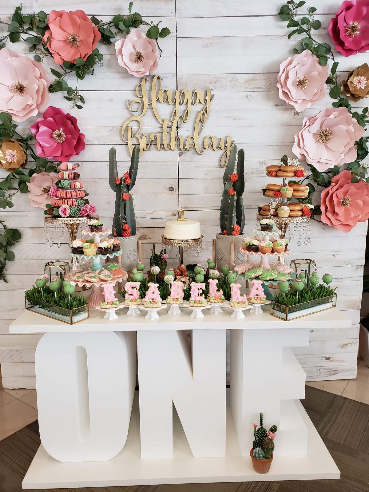 Cactus theme Birthday Party Ideas | Photo 1 of 31 | Catch My Party