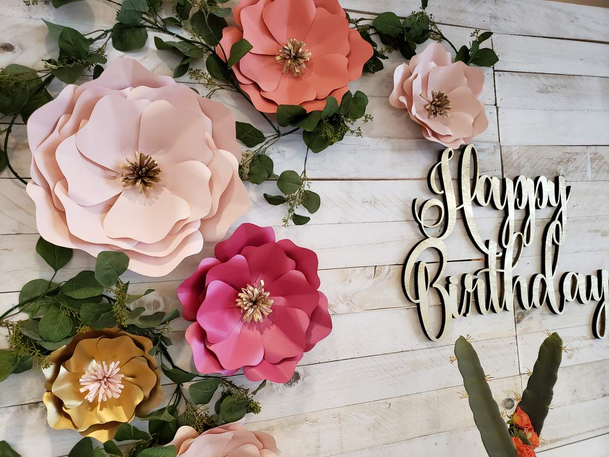 Cactus theme Birthday Party Ideas | Photo 15 of 31 | Catch My Party