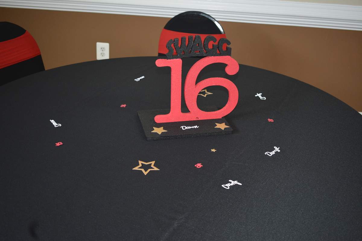 "Swag" 16 Birthday Party Birthday Party Ideas | Photo 10 of 15 | Catch ...