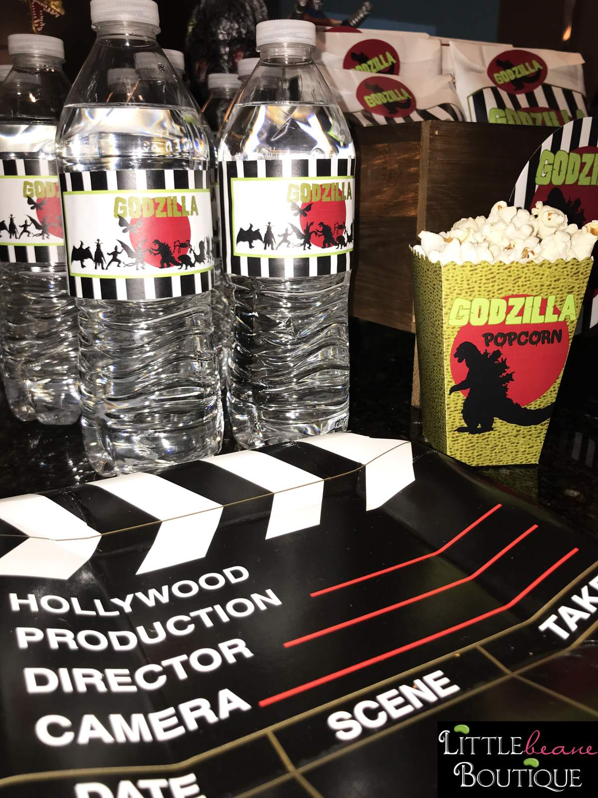 Godzilla Movie Night Party Ideas | Photo 8 of 13 | Catch My Party