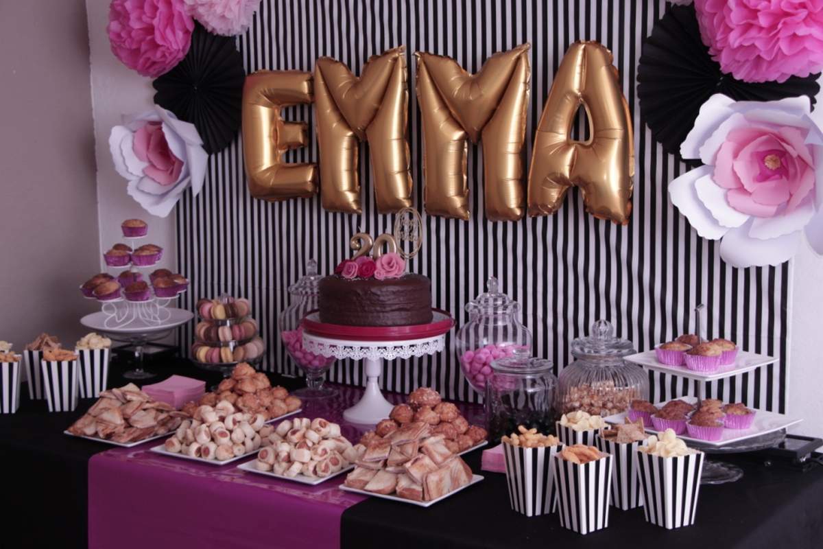 Glam Birthday Party Ideas | Photo 13 of 17 | Catch My Party