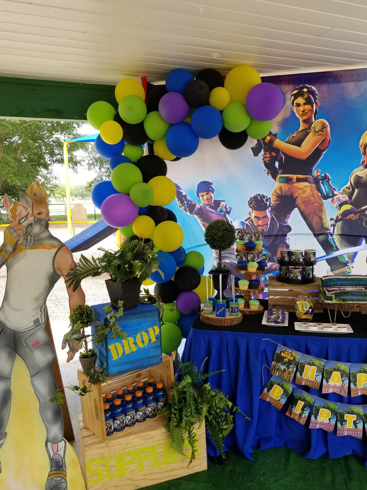 Fortnite Birthday Party Ideas | Photo 1 of 22 | Catch My Party