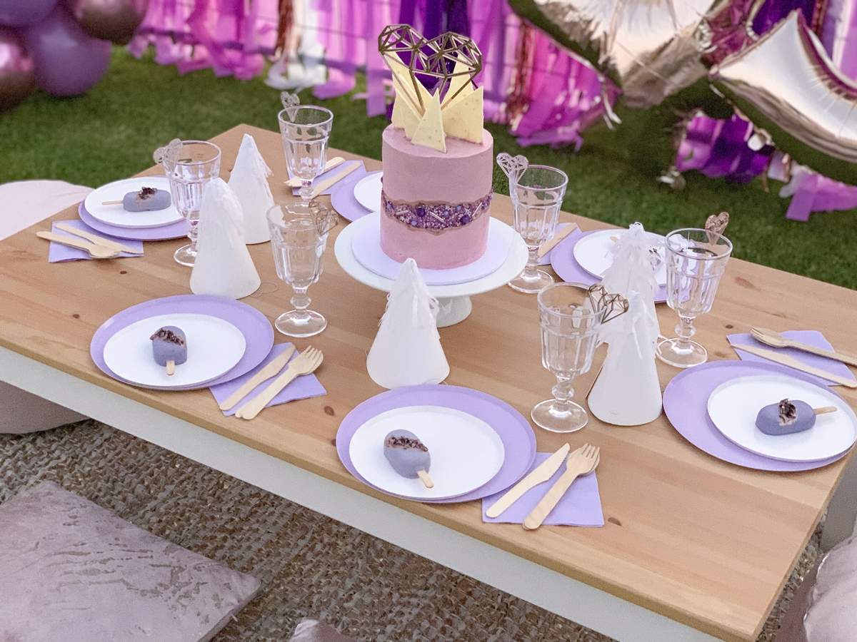 Purple Gem Party Birthday Party Ideas | Photo 1 of 23 | Catch My Party