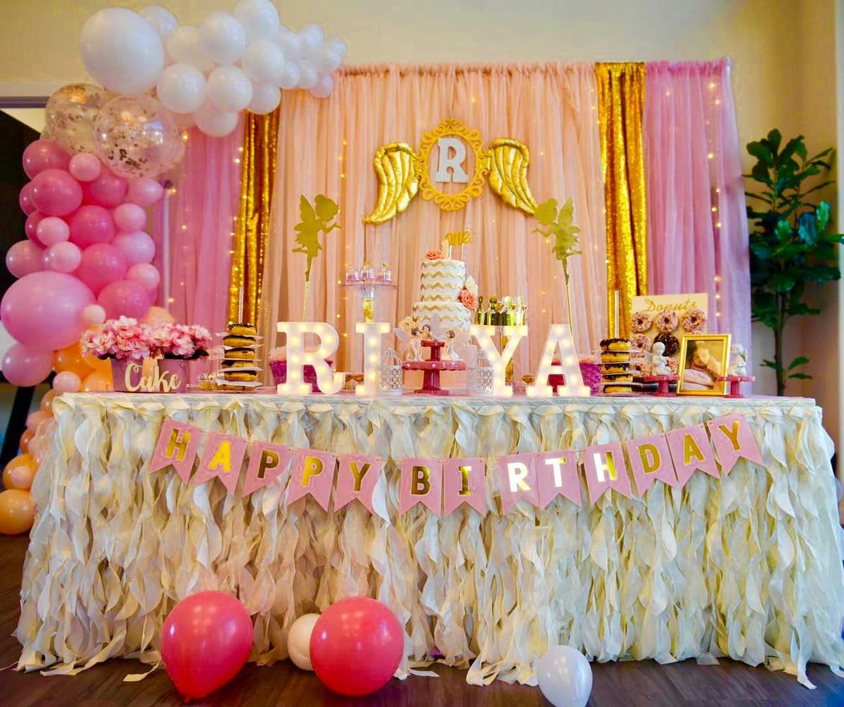 Angel / Heaven Birthday Party Ideas | Photo 1 of 5 | Catch My Party