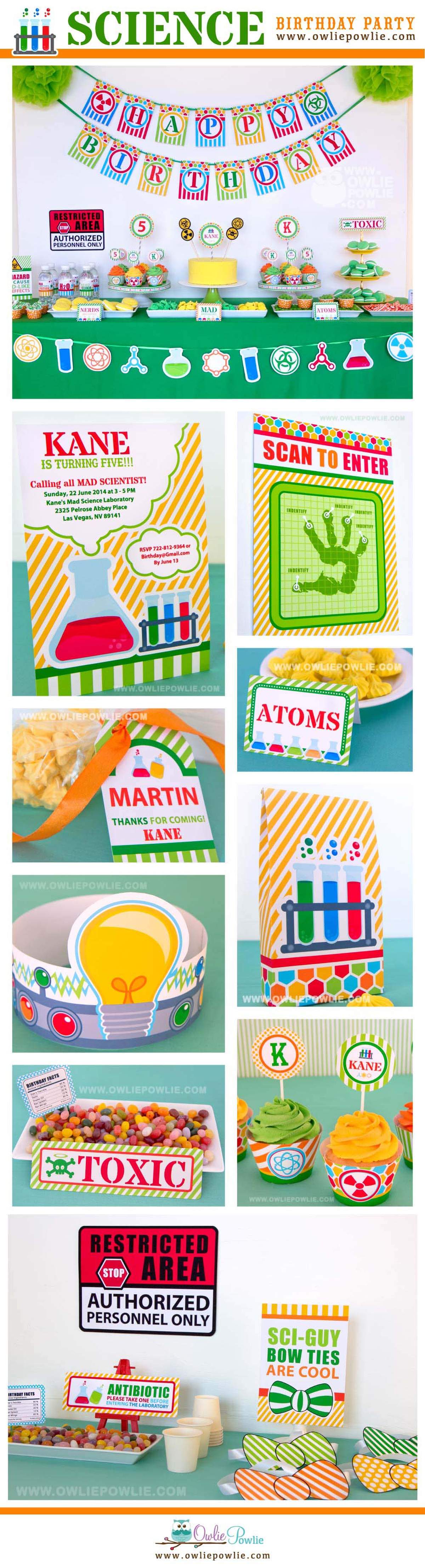 Science Birthday Party Ideas | Photo 39 of 44 | Catch My Party