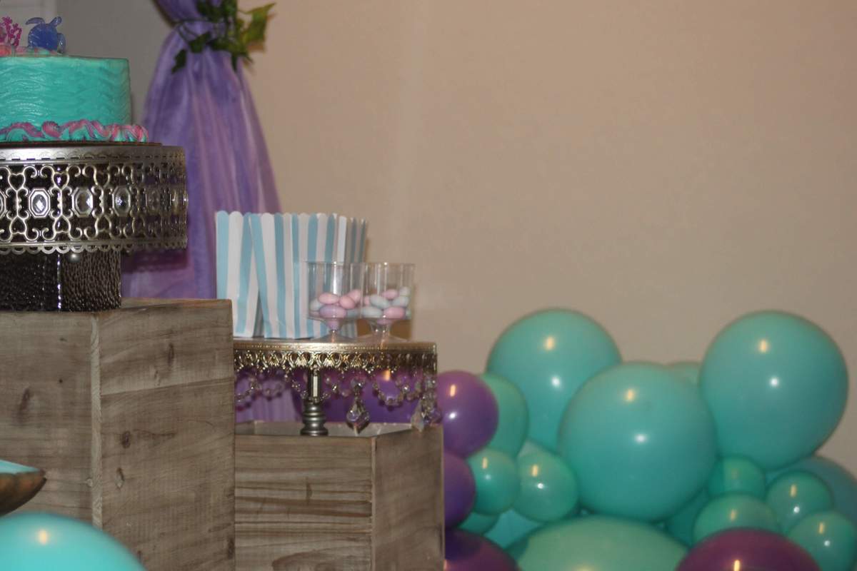 Mermaid / Birthday "Sariah's 6th Shell-abration pool party! " | Catch ...