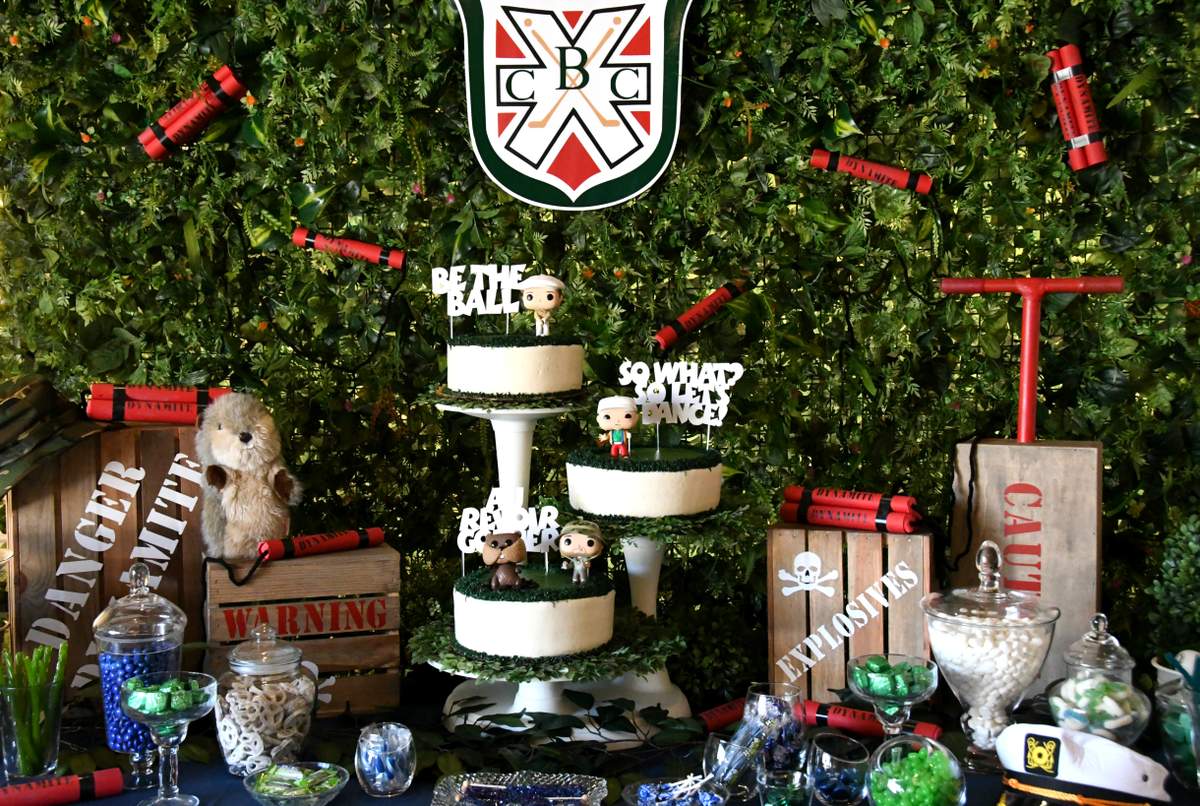 Caddyshack and Golf Birthday Party Ideas | Photo 1 of 22 | Catch My Party