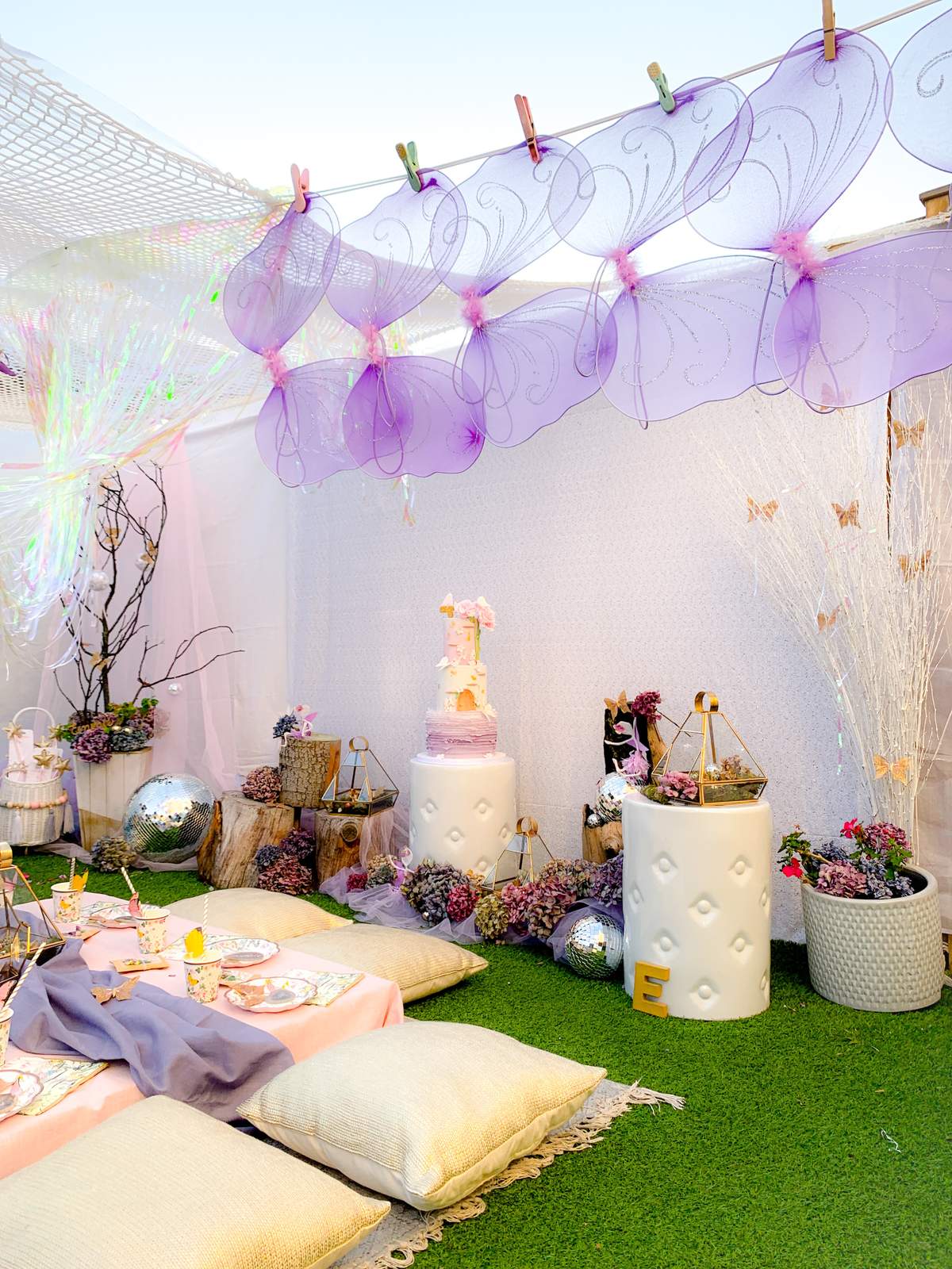 Fairies / Birthday "Lilac Enchanted Fairy Garden Party" | Catch My Party