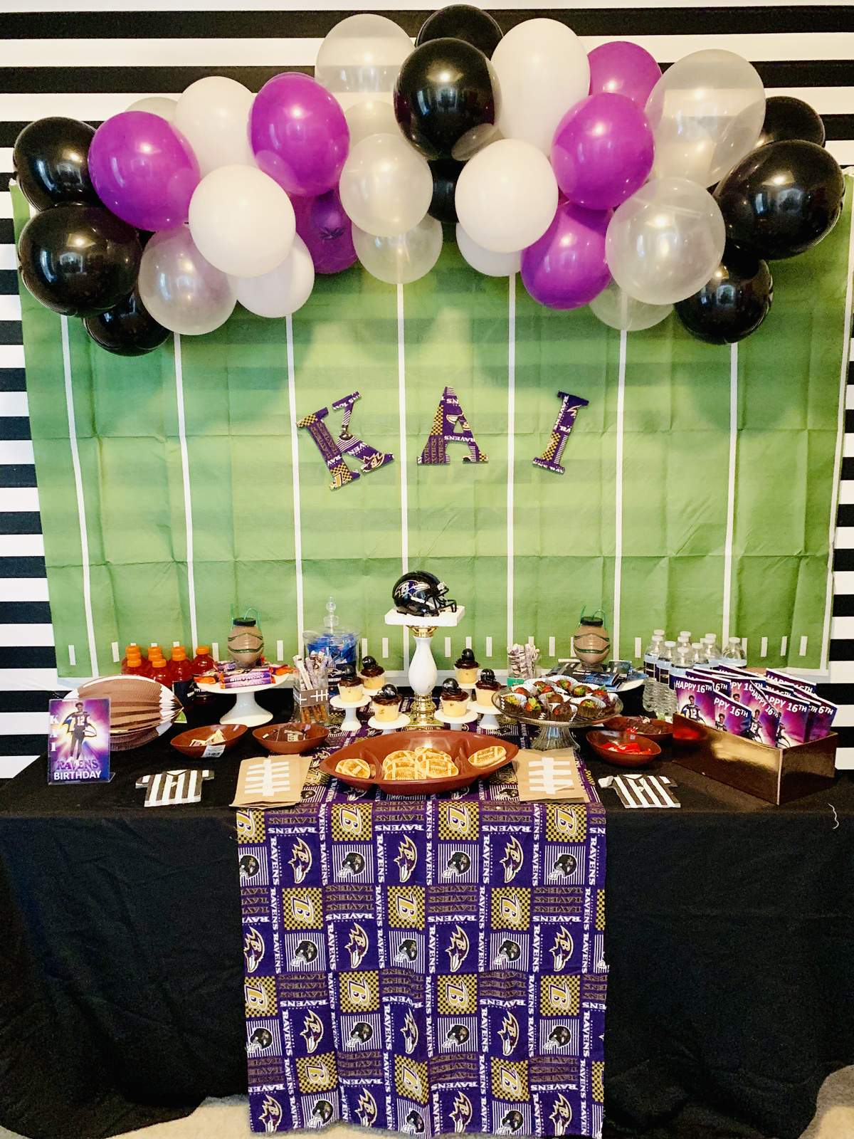 The Baltimore Ravens Birthday Party Ideas | Photo 3 of 14 | Catch My Party