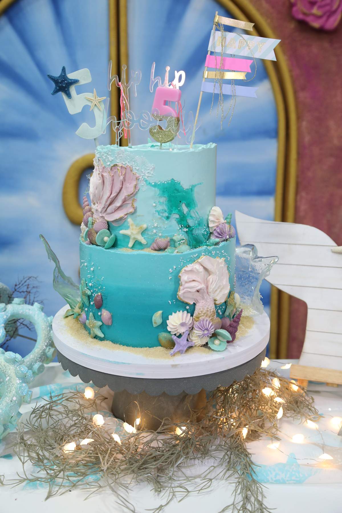 winter mermaid Birthday Party Ideas | Photo 32 of 54 | Catch My Party