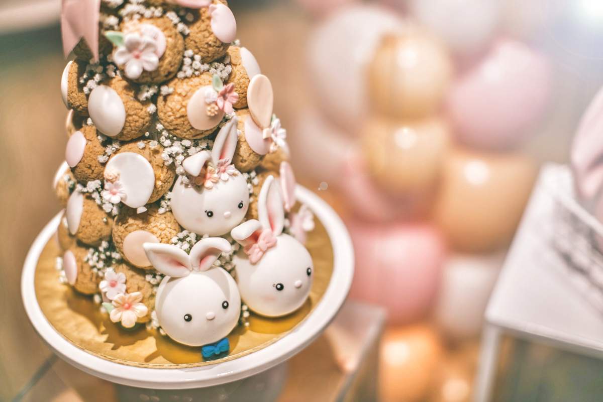 Bunny Theme Birthday Party Ideas | Photo 1 of 11 | Catch My Party