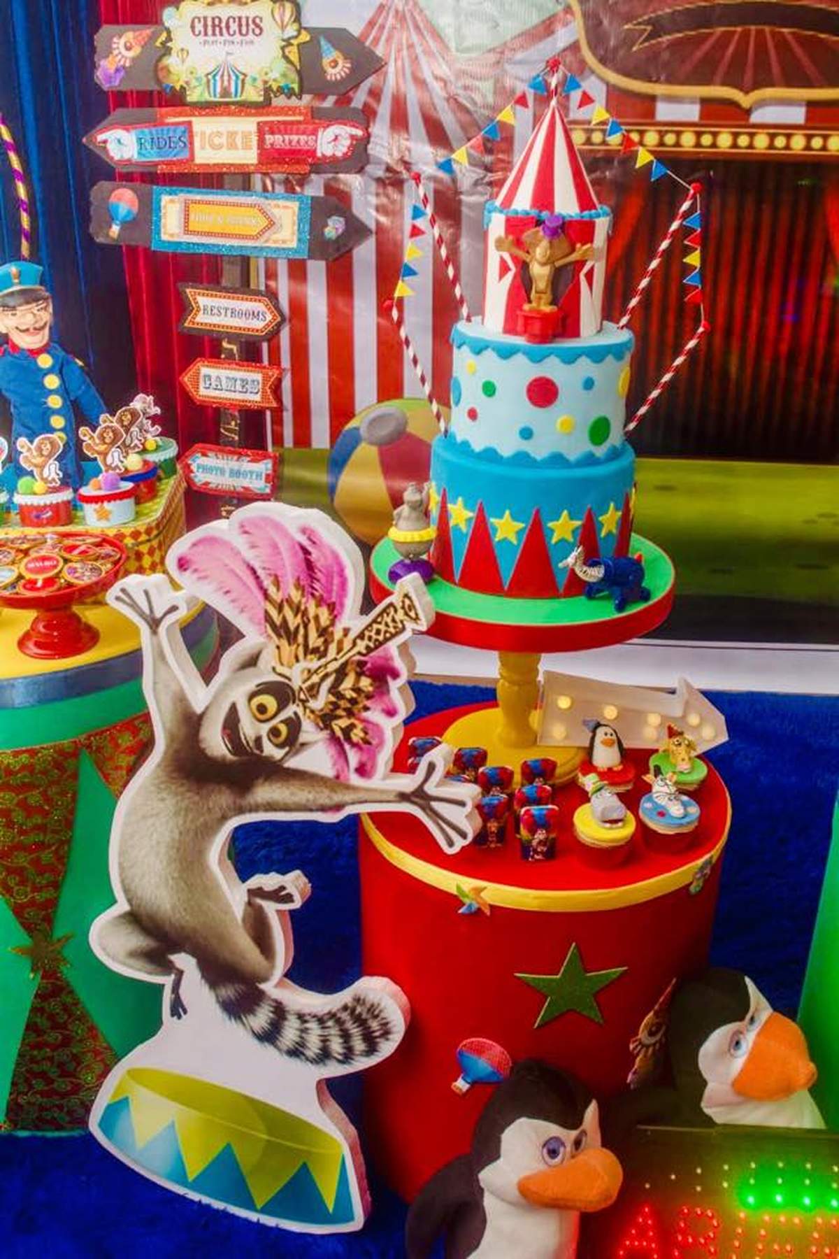 Madagascar Birthday Party Ideas | Photo 11 of 25 | Catch My Party