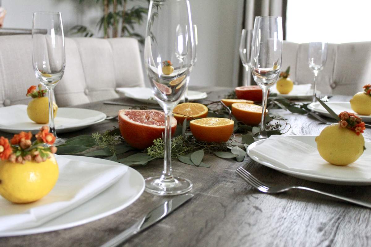 Citrus Dinner Party Party Ideas | Photo 1 of 8 | Catch My Party
