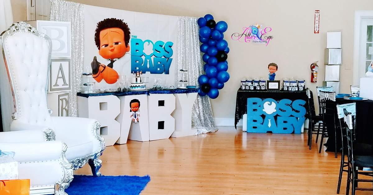 Boss Baby Baby Shower Party Ideas | Photo 1 of 13 | Catch My Party