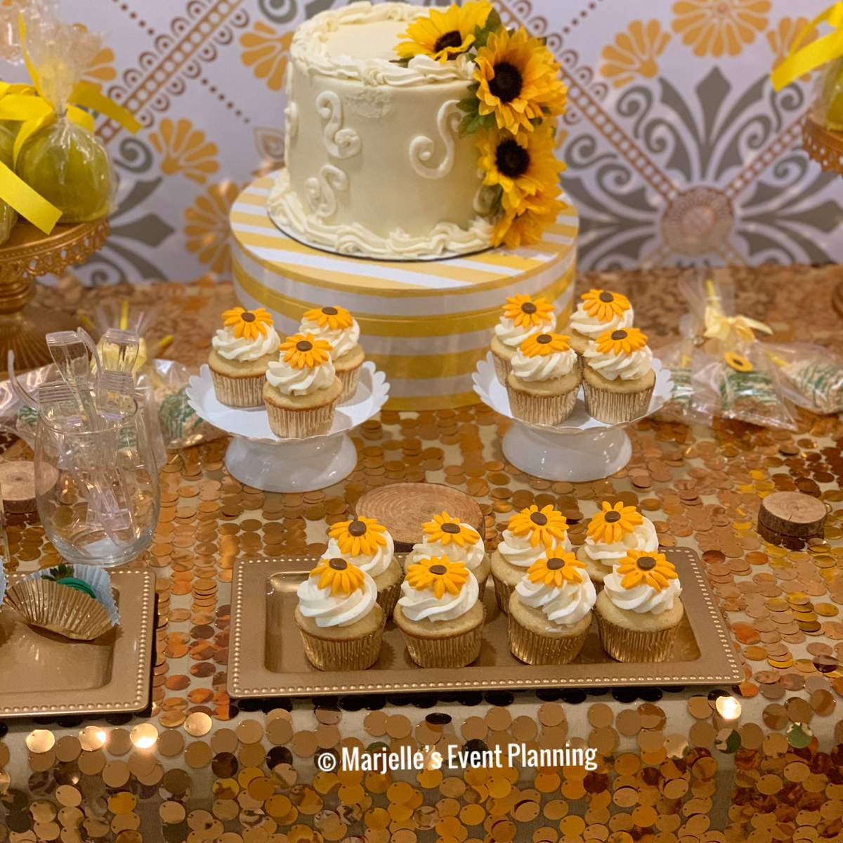 Sunflower Baby Shower Party Ideas | Photo 5 of 16 | Catch My Party
