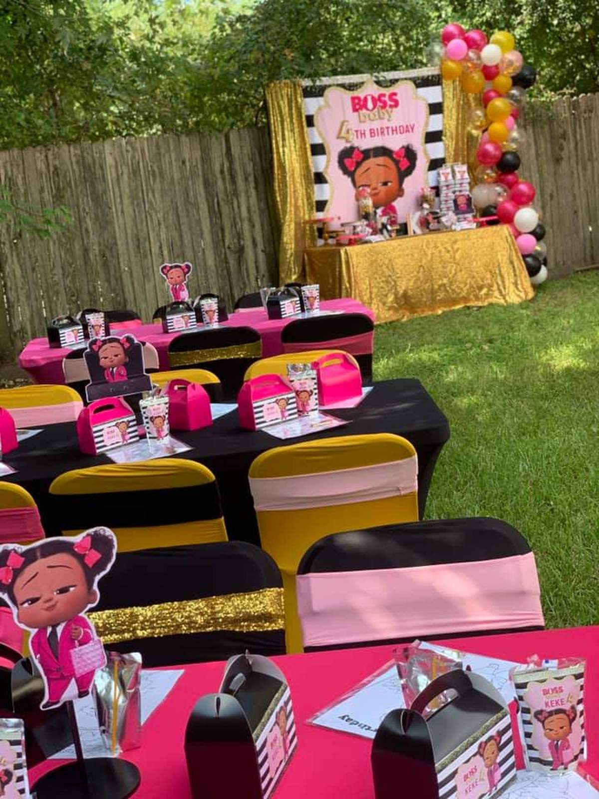 Boss Baby Girl Birthday Party Ideas | Photo 1 of 11 | Catch My Party