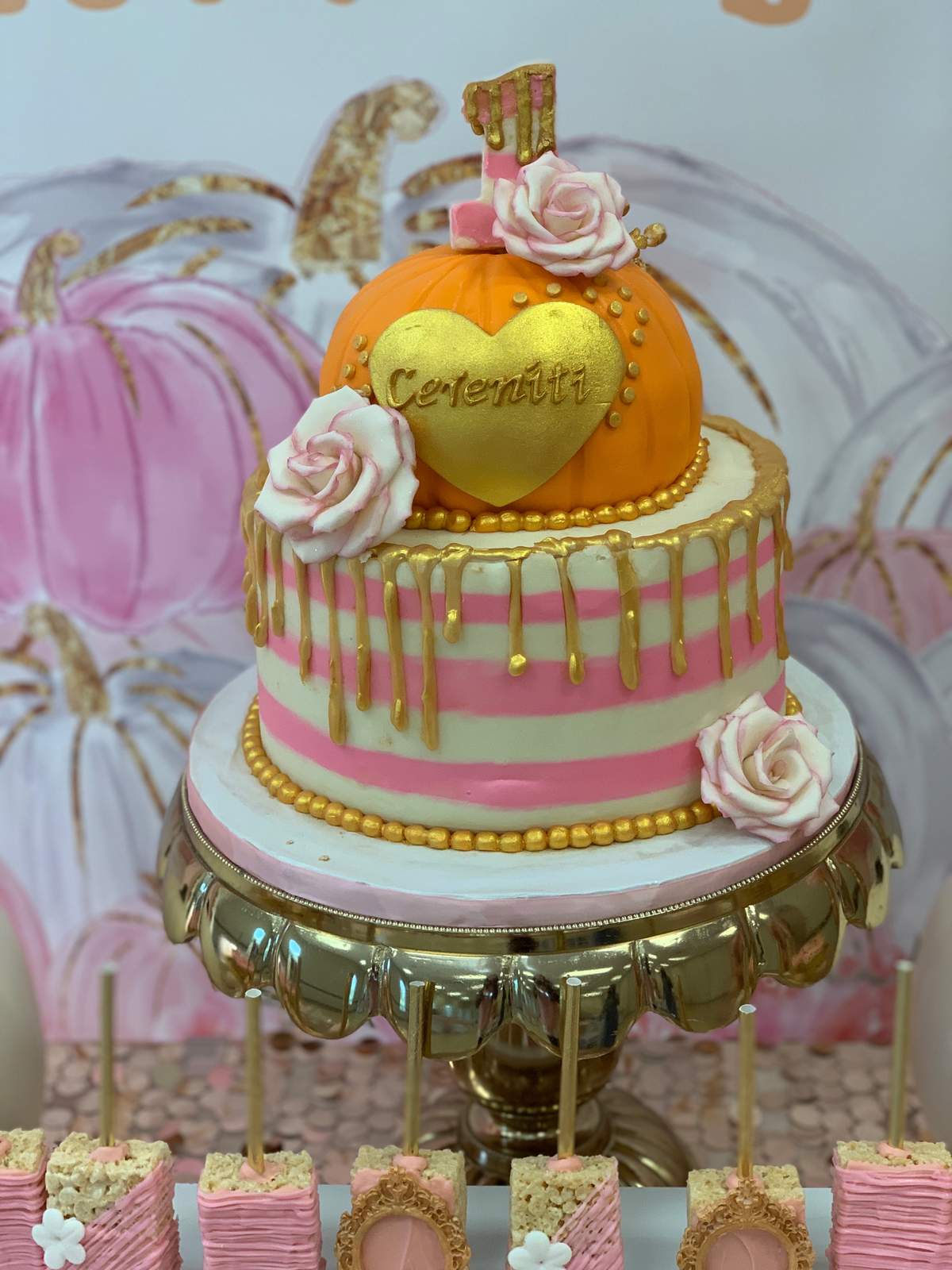 Our little pumpkin is turning one Birthday Party Ideas | Photo 14 of 16 ...