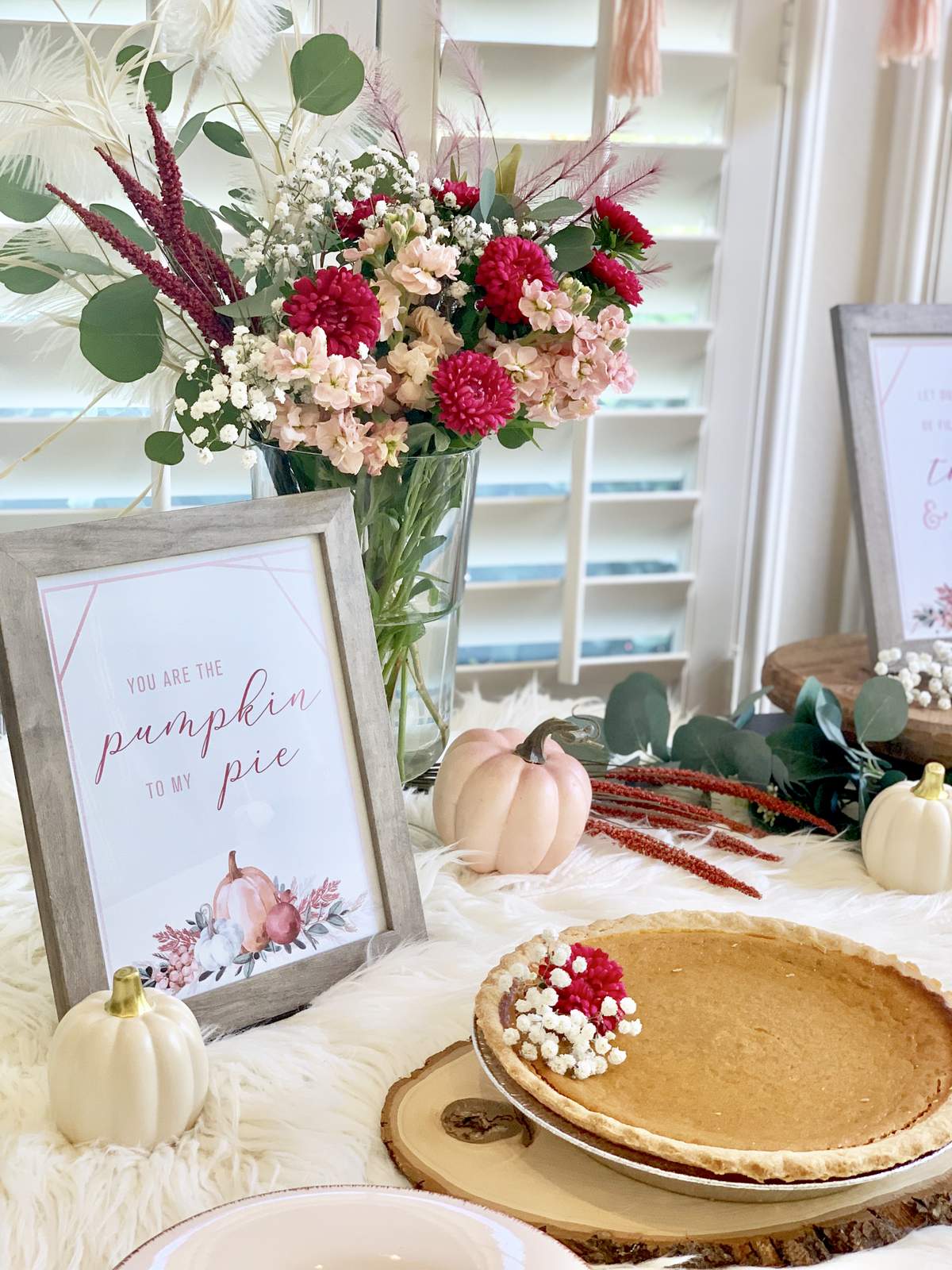 Boho Chic Thanksgiving/Fall Party Ideas | Photo 1 of 11 | Catch My Party
