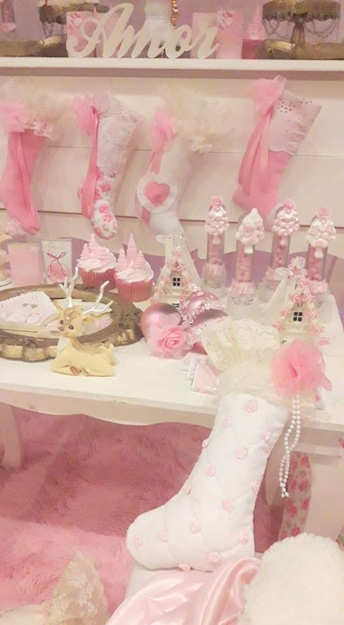 Pink Christmas Christmas/Holiday Party Ideas | Photo 9 of 37 | Catch My ...