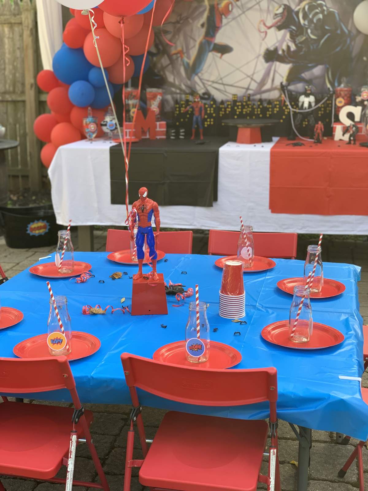 Spiderman/ Venom Birthday Party Ideas | Photo 6 of 32 | Catch My Party