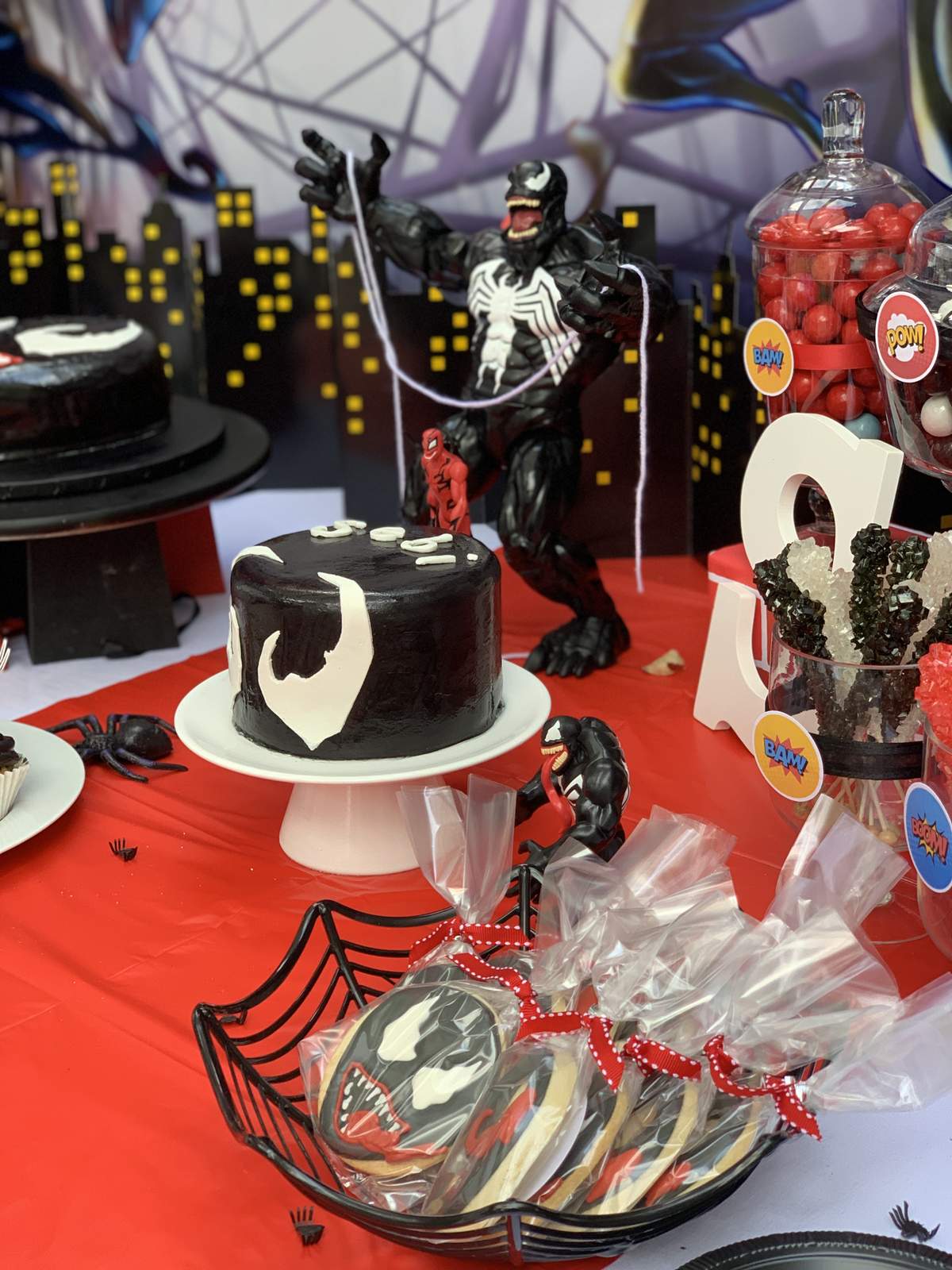 Spiderman/ Venom Birthday Party Ideas | Photo 6 of 32 | Catch My Party