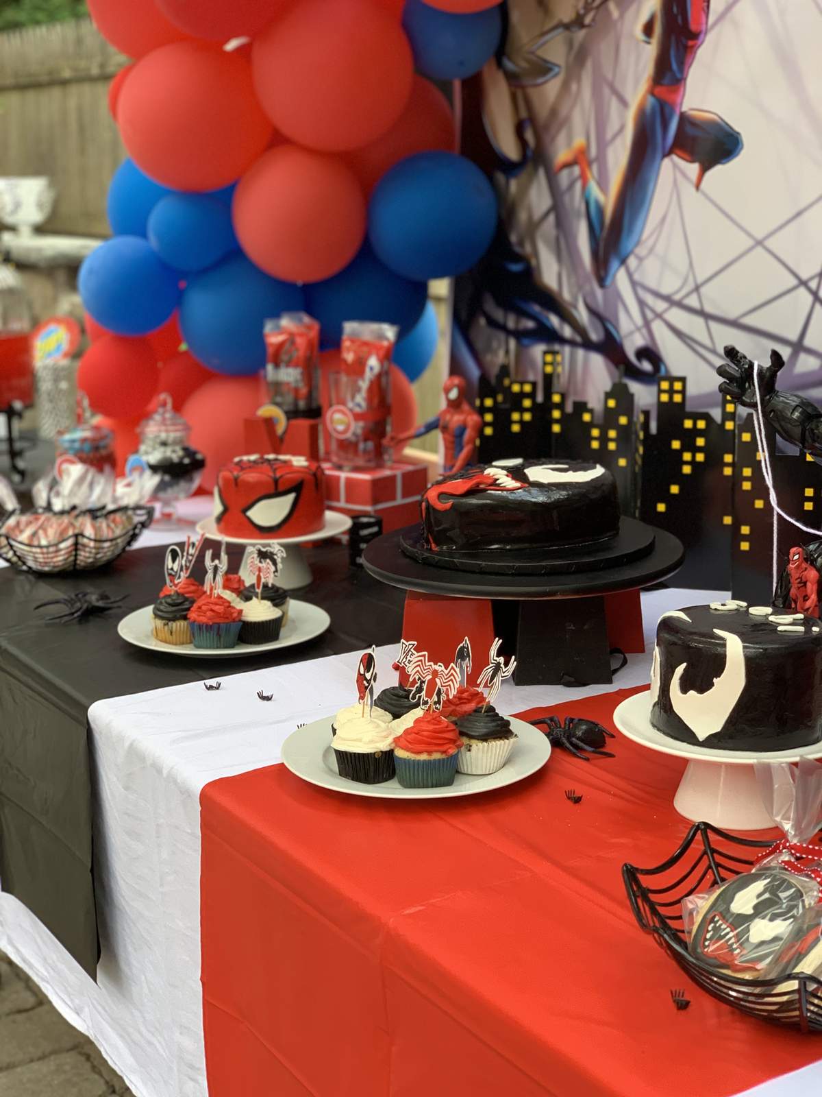 Spiderman/ Venom Birthday Party Ideas | Photo 6 of 32 | Catch My Party