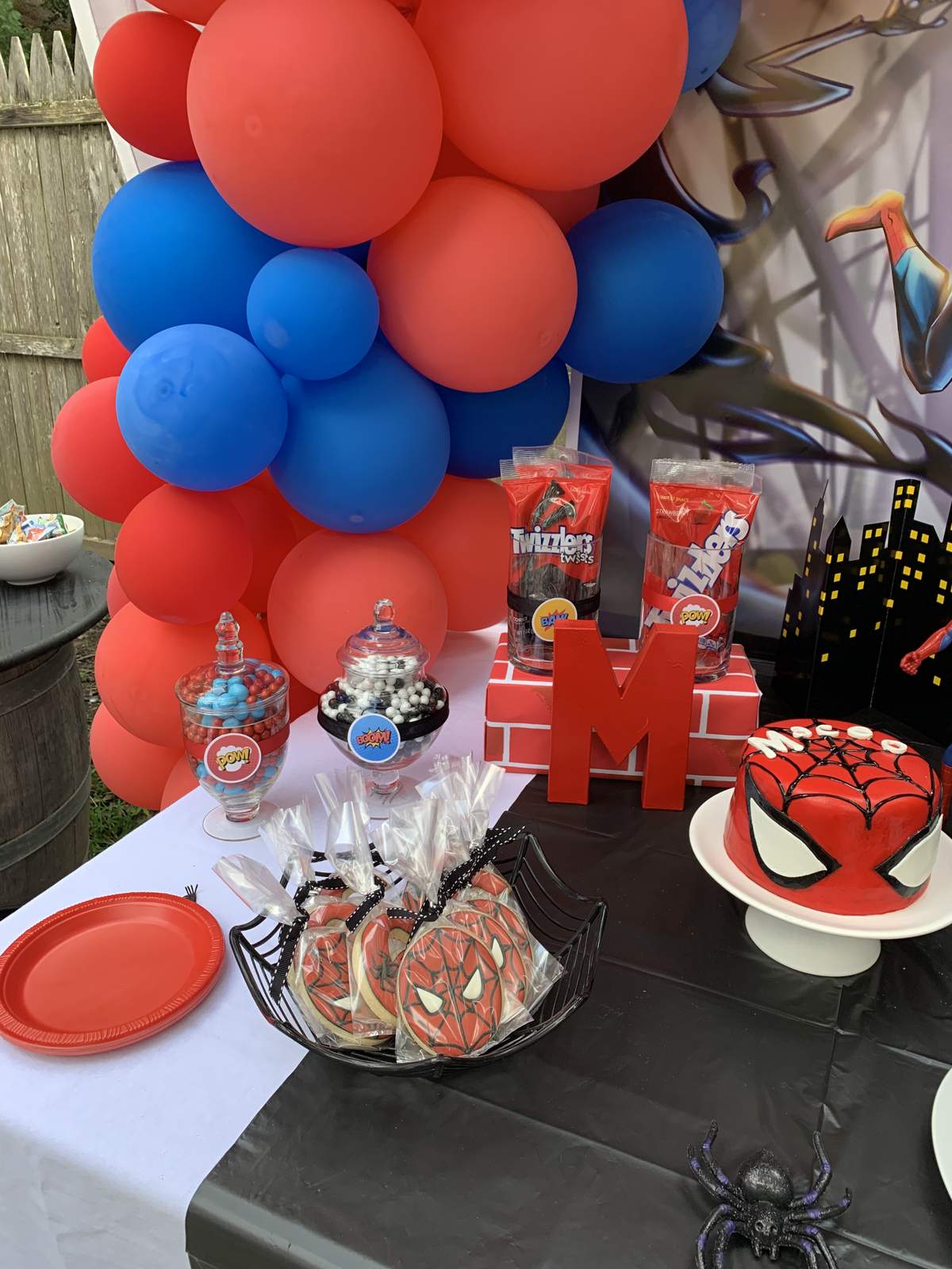 Spiderman/ Venom Birthday Party Ideas | Photo 5 of 32 | Catch My Party