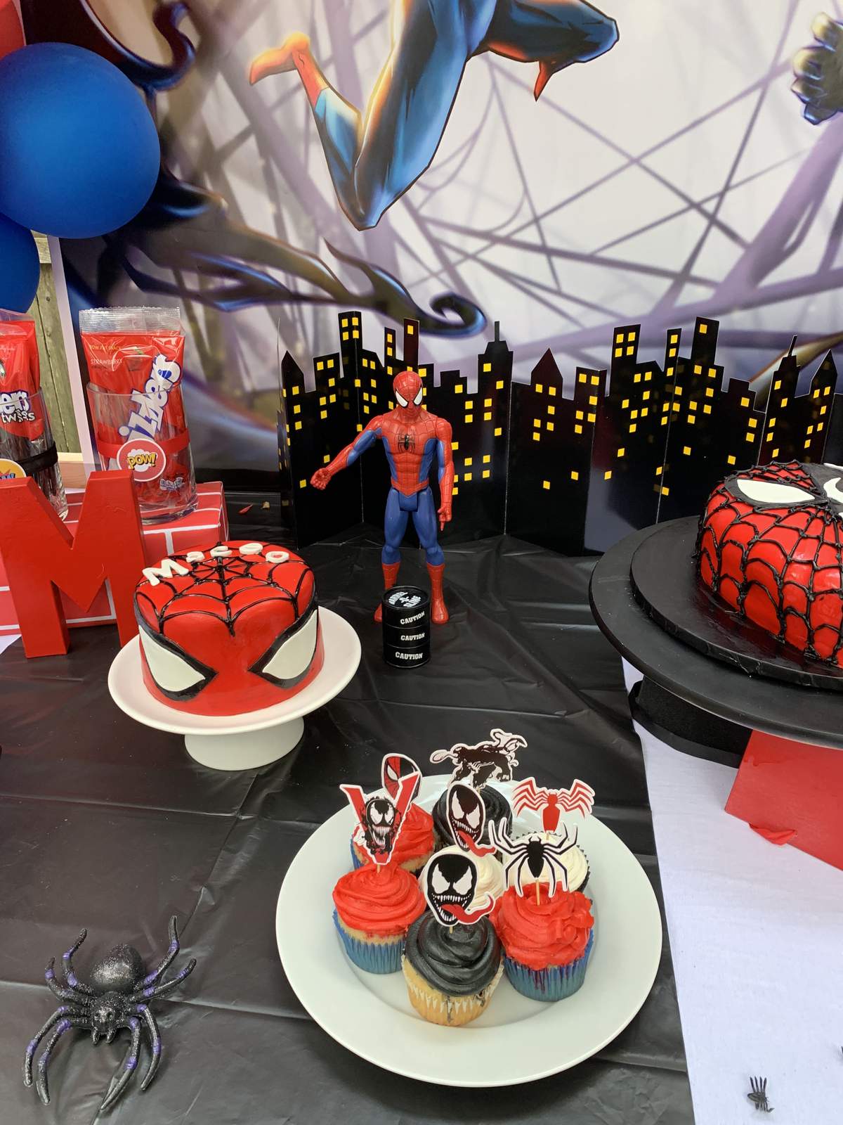 Spiderman/ Venom Birthday Party Ideas | Photo 6 of 32 | Catch My Party