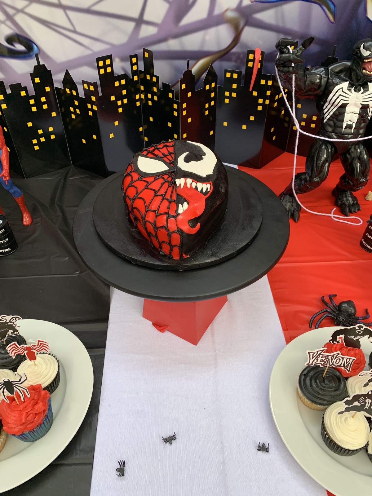 Spiderman/ Venom Birthday Party Ideas | Photo 5 of 32 | Catch My Party
