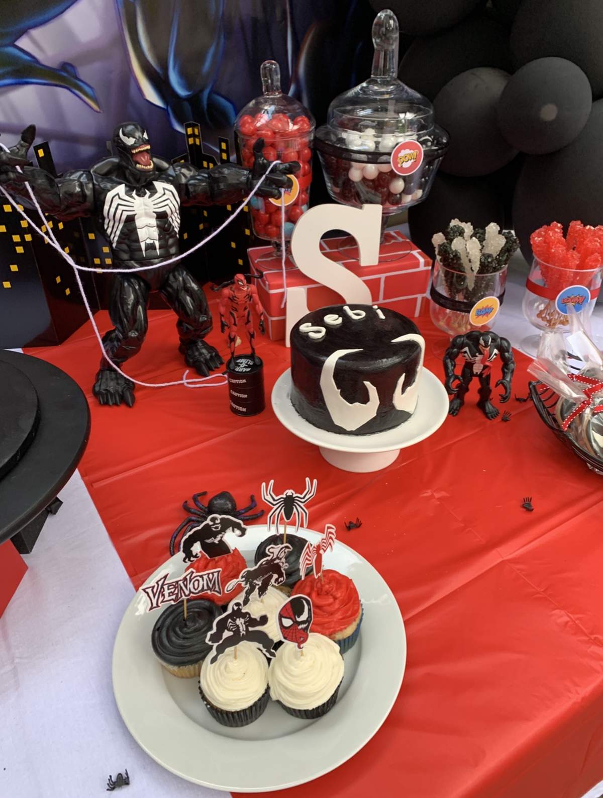 Spiderman/ Venom Birthday Party Ideas | Photo 3 of 32 | Catch My Party