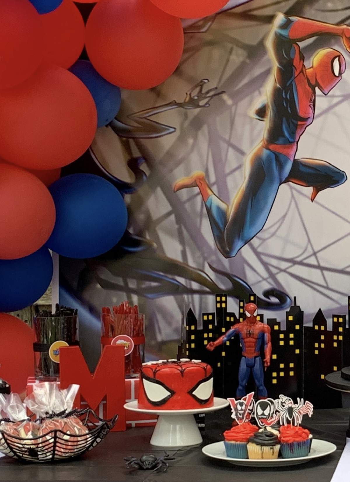 Spiderman/ Venom Birthday Party Ideas | Photo 3 of 32 | Catch My Party