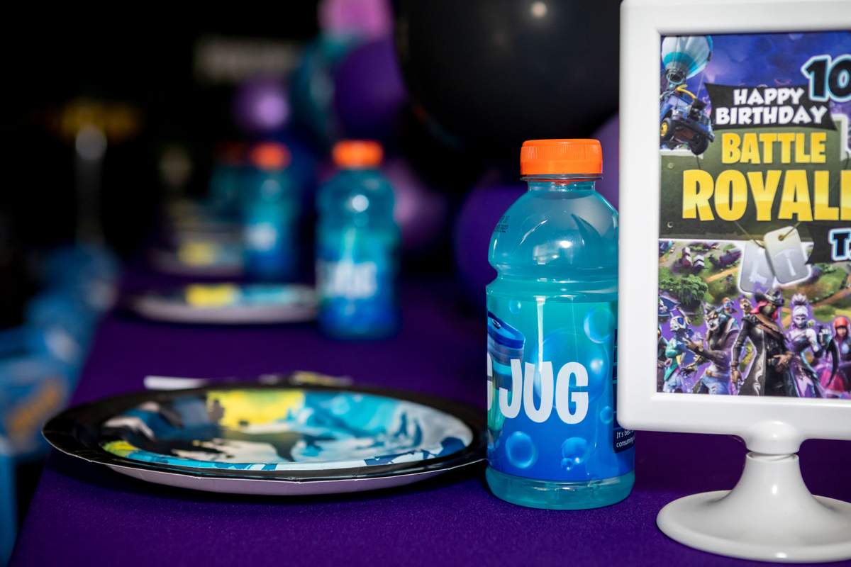 Fortnite Birthday Party Ideas | Photo 1 of 10 | Catch My Party